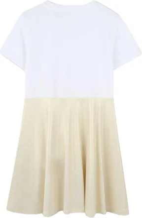 DKNY Cotton-Stretch Dress - Yellow