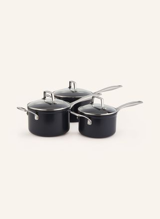 LE CREUSET 3tlg. Profitopfset Essential schwarz