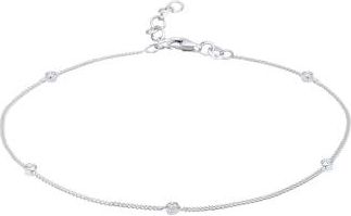 Elli Bracelet de Cheville Dames Cristaux argent (925/1000)