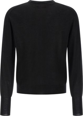 Maryya Merino, Silk and Cashmere Blend Sweater - Black