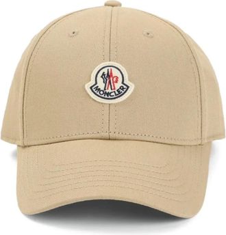 Moncler Femme, Accessoires, Beige, Taille: ONE Size Casquette de baseball en gabardine