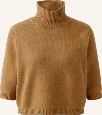 Oui Strickshirt braun