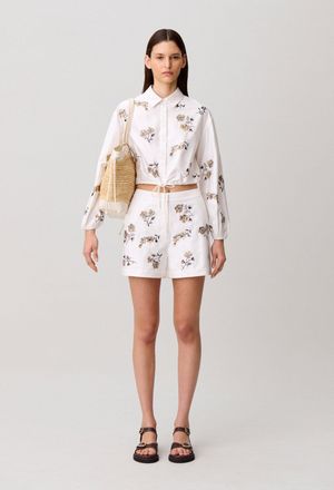 Claudie Pierlot Short court fleurs