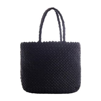 Dragon Diffusion Femme, Sacs, Noir, Taille: ONE Size Woven Leather Tote Bag