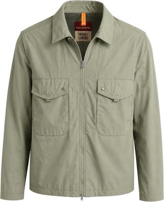 Parajumpers Homme, Vestes, Vert, Taille: 2XL Elgin Overshirt