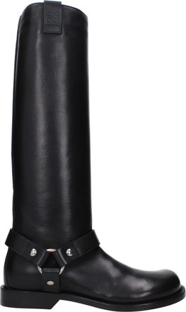 Loewe Femmes Bottes Biker Field Cuir Noir