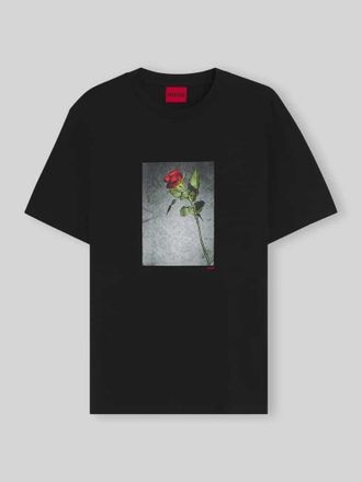 HUGO BOSS Regular Fit T-Shirt aus reiner Baumwolle Modell Durose
