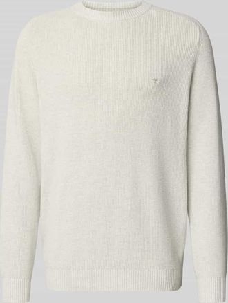 Fynch-Hatton Regular Fit Strickpullover aus reiner Baumwolle
