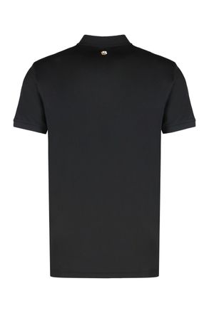 HUGO BOSS Mens Slim Fit Polo Black Polyester Shirts T-shirts And Polos