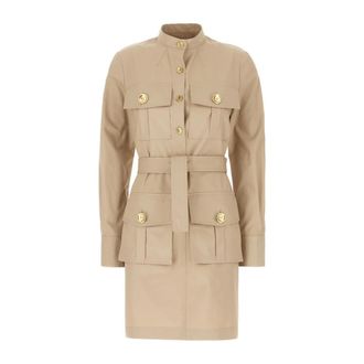 Givenchy Safari-Kleid aus Popeline - - Dresses - Damen - Beige - XS
