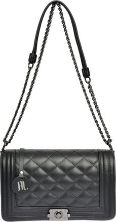 Anna Luchini Schwarz Rindsledertasche