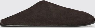 The Row Hudson Wildleder-Mules mit runder Kappe und Gummisohle