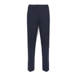 Elena Miro Slim-Fit-Hose im Mail&auml;nder Stich - - Trousers - Damen - Blau - 4XL