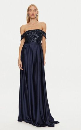 Rinascimento Rinascimento Abendkleid CFC0120520003 Dunkelblau Regular Fit