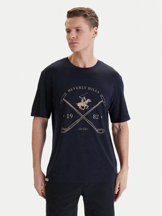 Beverly Hills Polo Club T-Shirt W126-BHMTS-1020-19P Dunkelblau