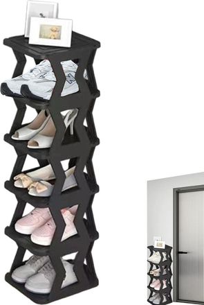 Generic Mehrst&ouml;ckiges Schuhregal, mehrst&ouml;ckiges Schuhregal f&uuml;r den Eingangsbereich, abnehmbares Schuhregal, Schuhregal, flexibler Kombinationsschuh-Organizer,