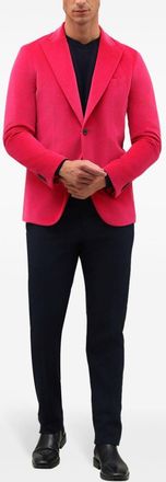 Boglioli Einreihiges Sakko mit steigendem Revers - Rosa