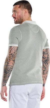 Emilio Adani Poloshirt Herren Modisches Poloshirt mit besonderer Struktur, Hellgruen