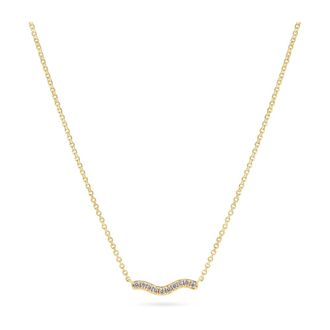 Sif Jakobs Jewellery Femme, Accessoires, Jaune, Taille: ONE Size Collier Ellera Vague