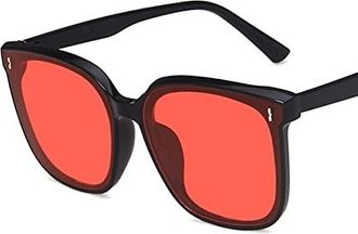 Generic Lunettes de soleil à monture carrée tendance pour hommes et femmes en plein air (couleur : E, taille : 1) 2026