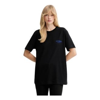 Iceberg F046 Jersey T-Shirt - - Tops - Damen - Schwarzk - M