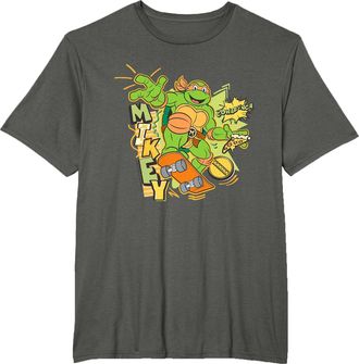 Teenage Mutant Ninja Turtles TMNT Mikey geht an Bord von Michelangelo T-Shirt