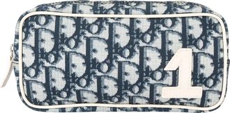 Dior Crossbody Bags - Christian Dior Trotter Monogram No. 1 Clutch - Gr. unisize - in Blau - f&uuml;r Damen