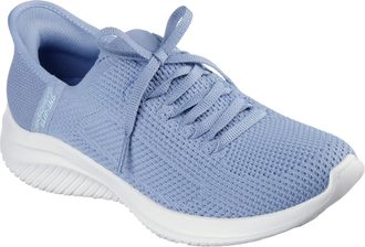 Skechers Damen Ultra Flex 3.0 Elevated Motion Sneaker, Slate Knit/Trim, 38.5 EU