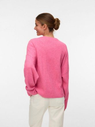 Vero Moda Strickpullover VMBOOM LS O-NECK PULLOVER GA NOOS