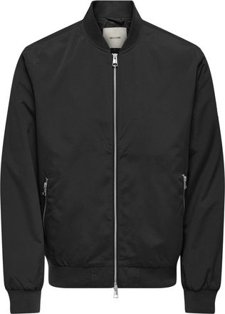 Only & Sons Herren Onslando Life Bomber OTW Noos, Schwarz, x_s