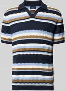 Mc Neal Strickshirt im Allover-Look mit Polokragen