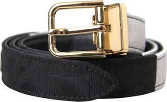 Dolce & Gabbana Ceinture &agrave; boucle en m&eacute;tal patchwork - Femme - Accessoires - Multicolore - Taille: ONE Size