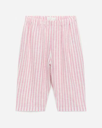 Arket Hose Aus Leinen Und Baumwolle -Rosa