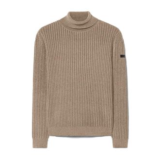 Roberto Ricci Design Rrd, Homme, Pulls, Beige, Taille: XL Col roul c&ocirc;t