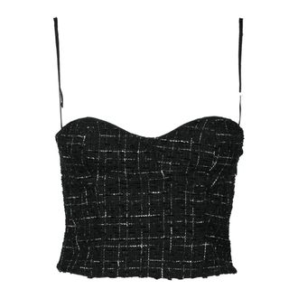 Rochas Femme, Tops, Noir, Taille: 36 FR Top sans manches