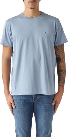Lacoste Homme, Tops, Bleu, Taille: 2XL T-shirt en coton Pima
