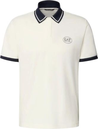Emporio Armani Emporio Armani Ea7, Homme, Tops, Blanc, Taille: L Polo