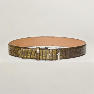 Reptiles House Robin-Schnalle und Croco-Schwanzgürtel 40 mm - Urwald