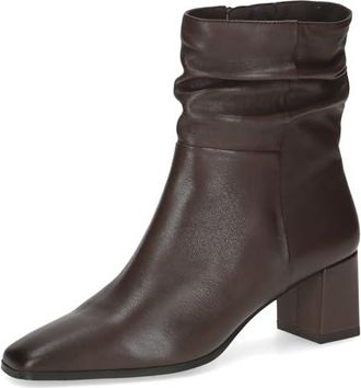 Caprice Femme Damen 9-25309-45 Botte Tendance, Nappa Marron foncé, 38 EU