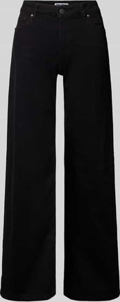 Review Wide-Leg-Jeans mit mittelhohem Bund