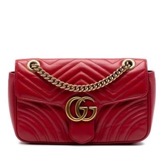 Gucci Pre-owned Vintage Quilted Shoulder Bag - - Pre-owned - Damen - Rot - ONE SIZE