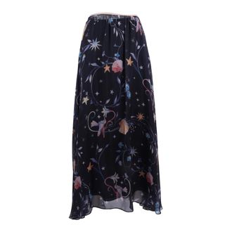 Forte_Forte Femme, Jupes, Bleu, Taille: 40 FR Jupe Chiffon Deliverance