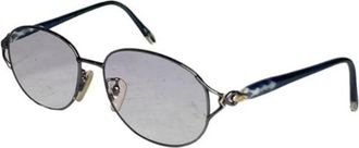 Celine Lunettes de soleil en plastique doccasion - Femme - Pre-owned - Bleu - Taille: ONE Size