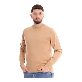Tommy Hilfiger Retro Crew Neck Sweater - - Sweatshirts & Hoodies - Herren - Beige - S