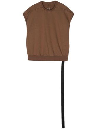 Rick Owens d&eacute;bardeur en coton biologique - Marron