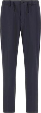Herno Homme, Pantalons, Bleu, Taille: XL Pantalon Marino Nylon Cintura Elastica