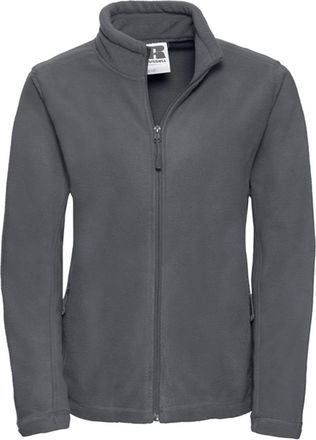 Russell Athletic Russell - Fleecejacke Durchgehender Rei&szlig;verschluss f&uuml;r Damen - F&uuml;r Au&szlig;en (Grau unifarben)