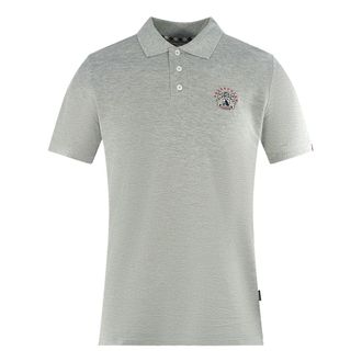 Aquascutum London Wappen Graues Poloshirt