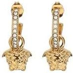 Versace Ikonic Medusa Head Ohrringe - - Accessories - Damen - Gelb - ONE SIZE