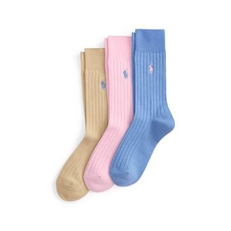Polo Ralph Lauren Lot de trois paires de chaussettes en coton